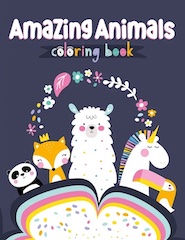 Amazing Animals Coloring Book - - Fat Brain Toys