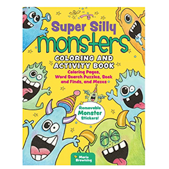 Super Silly Monsters Coloring and Activity Book - Best for Ages 5 to 8