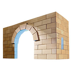 Roman Arch Architectural Block Set - - Fat Brain Toys