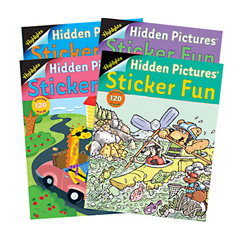 Highlights Sticker Fun Book - 4 book set - - Fat Brain Toys