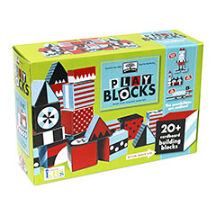 Green Start Play Blocks - Toot Toot - - Fat Brain Toys