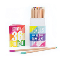 The Triangle Colored Pencils - - Fat Brain Toys