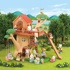 Calico Critters Adventure Tree House Gift Set - - Fat Brain Toys