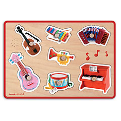 Instruments Sound Puzzle - - Fat Brain Toys