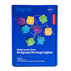 Crafters Make Your Own Origami String Lights - Best for Ages 6 to 12