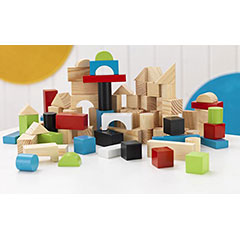 36 piece Barkless Tree Block Set in a Bag