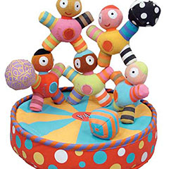 Kushies Zolo Stacrobats - - Fat Brain Toys