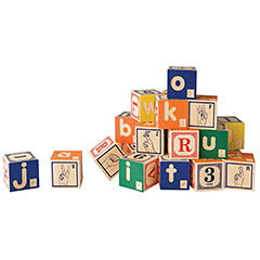 Uncle Goose Blocks - American Sign Language & Braille