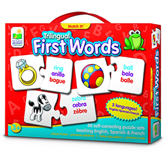 Trilingual Match It! - First Words - - Fat Brain Toys