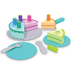 New Sprouts Serve & Share Birthday Cake - - Fat Brain Toys