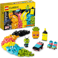 LEGO Classic - Creative Neon Fun - - Fat Brain Toys