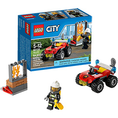 LEGO City Fire - Fire ATV - - Fat Brain Toys