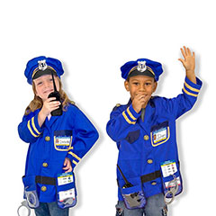 Police Officer Role Play Costume Set - - Fat Brain Toys