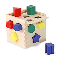 Shape Sorting Cube - - Fat Brain Toys