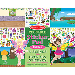 Reusable Sticker Pad - Fairies - - Fat Brain Toys