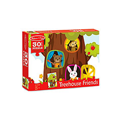 Treehouse Friends Jigsaw Puzzle - 30 pc - - Fat Brain Toys
