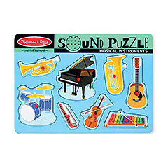 Musical Instruments Sound Puzzle - - Fat Brain Toys
