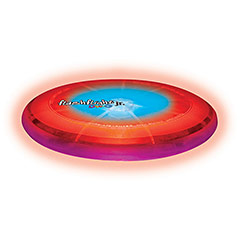 FlashFlight Jr. LED Light-Up Flying Disc - - Fat Brain Toys