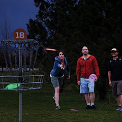Flashflight LED Disc Golf Set - - Fat Brain Toys
