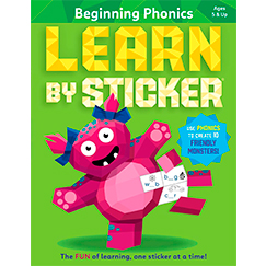 Learn By Sticker - Beginning Phonics - - Fat Brain Toys