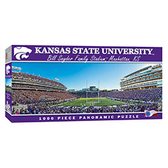 College Panoramic Stadium Puzzle - Kansas State University