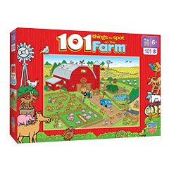 Farm Friends Shaped Puzzle - 100 pc - Best Puzzles for Ages 6 to 10