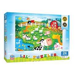 Lil Puzzler Old MacDonald's Farm - 24pc - Best Puzzles for Ages 3 to 5