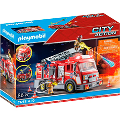Playmobil Vehicles - Fire Truck - Best for Ages 4 to 10