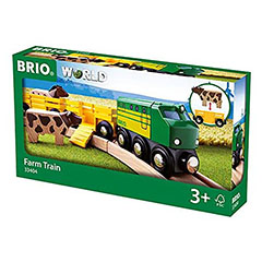 BRIO Farm Train Set - - Fat Brain Toys