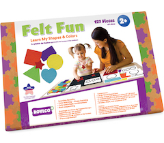 Felt Fun Learn My Shapes & Colors - - Fat Brain Toys
