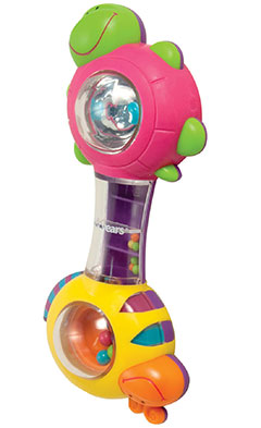 Lamaze Shakin Shells Rattle - - Fat Brain Toys