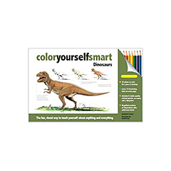Color Yourself Smart: Dinosaurs - - Fat Brain Toys