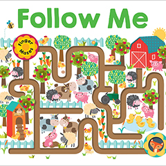 Maze Book Follow Me - - Fat Brain Toys