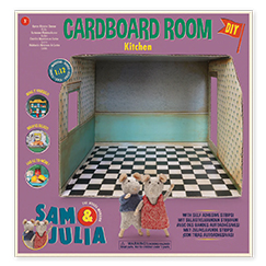 The Mouse Mansion Cardboard Room - Kitchen - Best for Ages 3 to 8