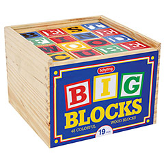 Large ABC Wood Blocks - - Fat Brain Toys