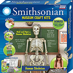 Smithsonian Human Skeleton Casting Kit - - Fat Brain Toys