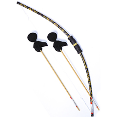Python Bow & Arrows Set with Bulls Eye - - Fat Brain Toys
