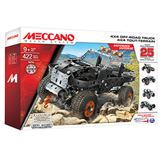Meccano 25 Models Set - 4x4 Truck - - Fat Brain Toys
