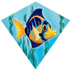 Mini Diamond Angel Fish Kite - Best Active Play for Ages 8 to 12
