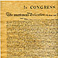 Declaration of Independence 1776 Historical Document