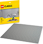 LEGO Classic - Gray Baseplate - Best for Ages 4 to 10