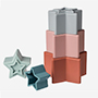 Simply Silicone Stacking Stars - - Fat Brain Toys